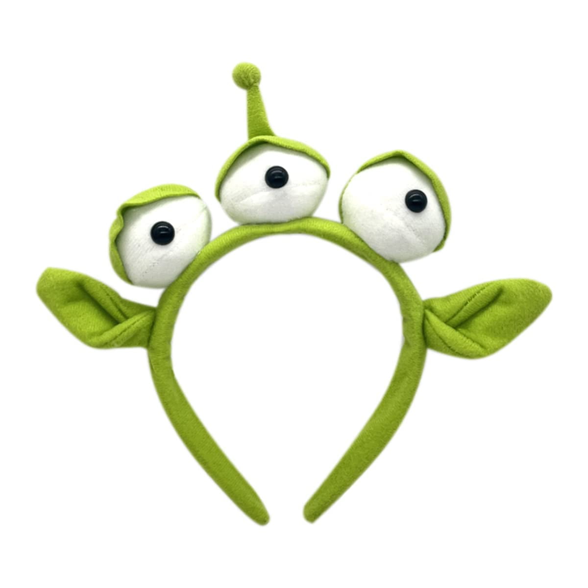 XD4-1PCS Green Toy Story Alien Headband Stretchy Plushy Three-eyed ...