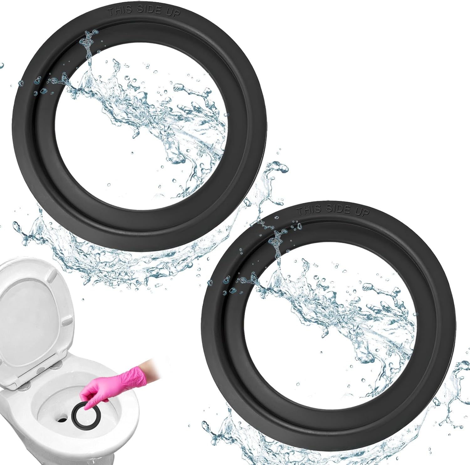 XD4-2 Pack RV Toilet Seal Replacement Kit Compatible with Thetford Dometic 300/310/320 Replace ...