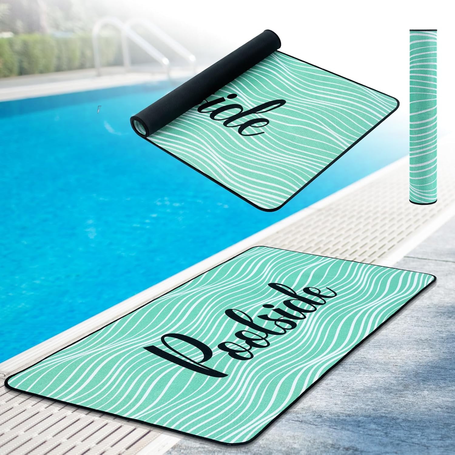 XD4-24" x 48" Poolside Non Slip Mat Walk Pool Mats for Floor Outdoor ...