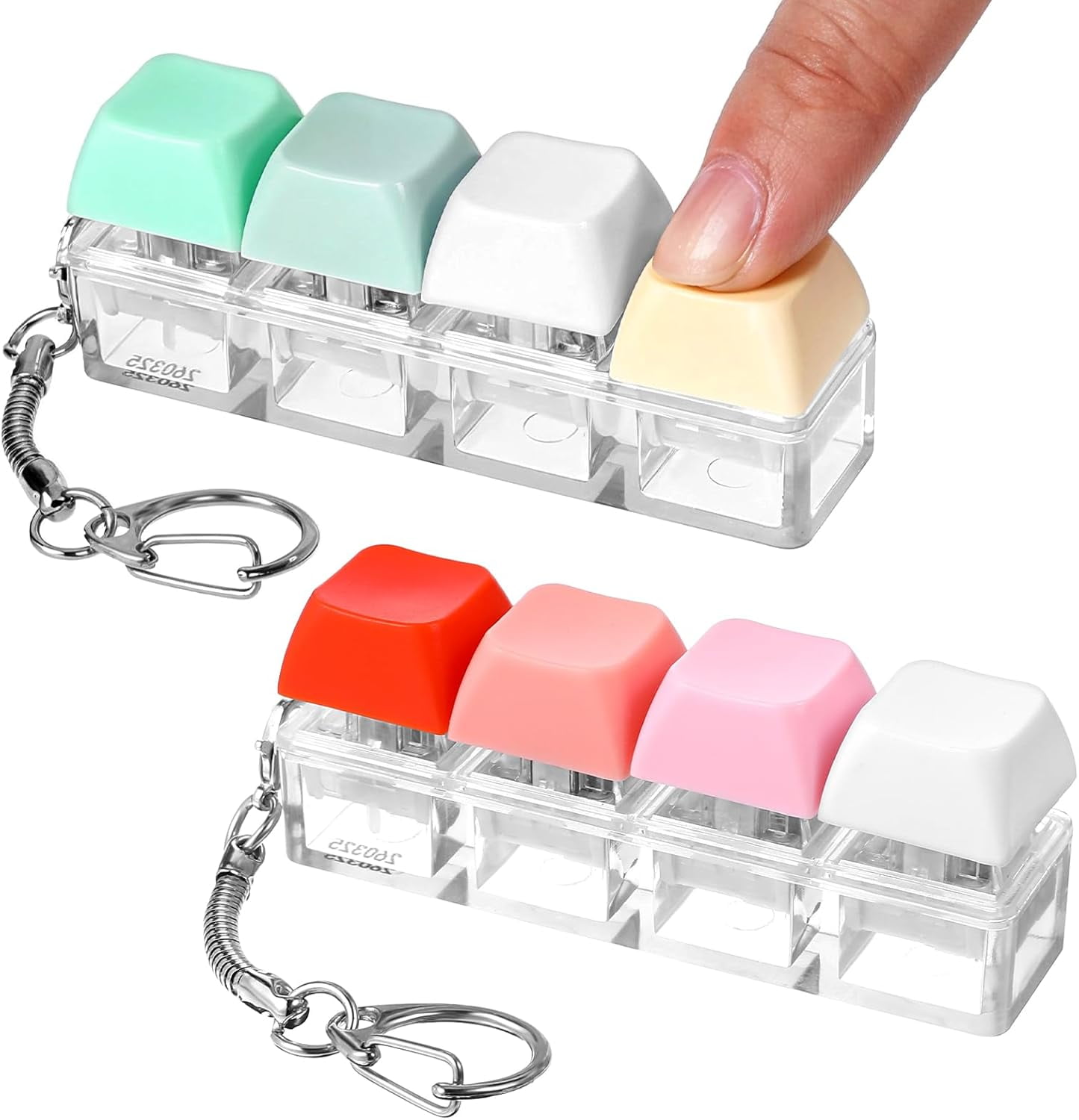 XD4-2Pcs Keyboard Fidget Toys, Keyboard Clicker Fidget with 3 Kinds ...