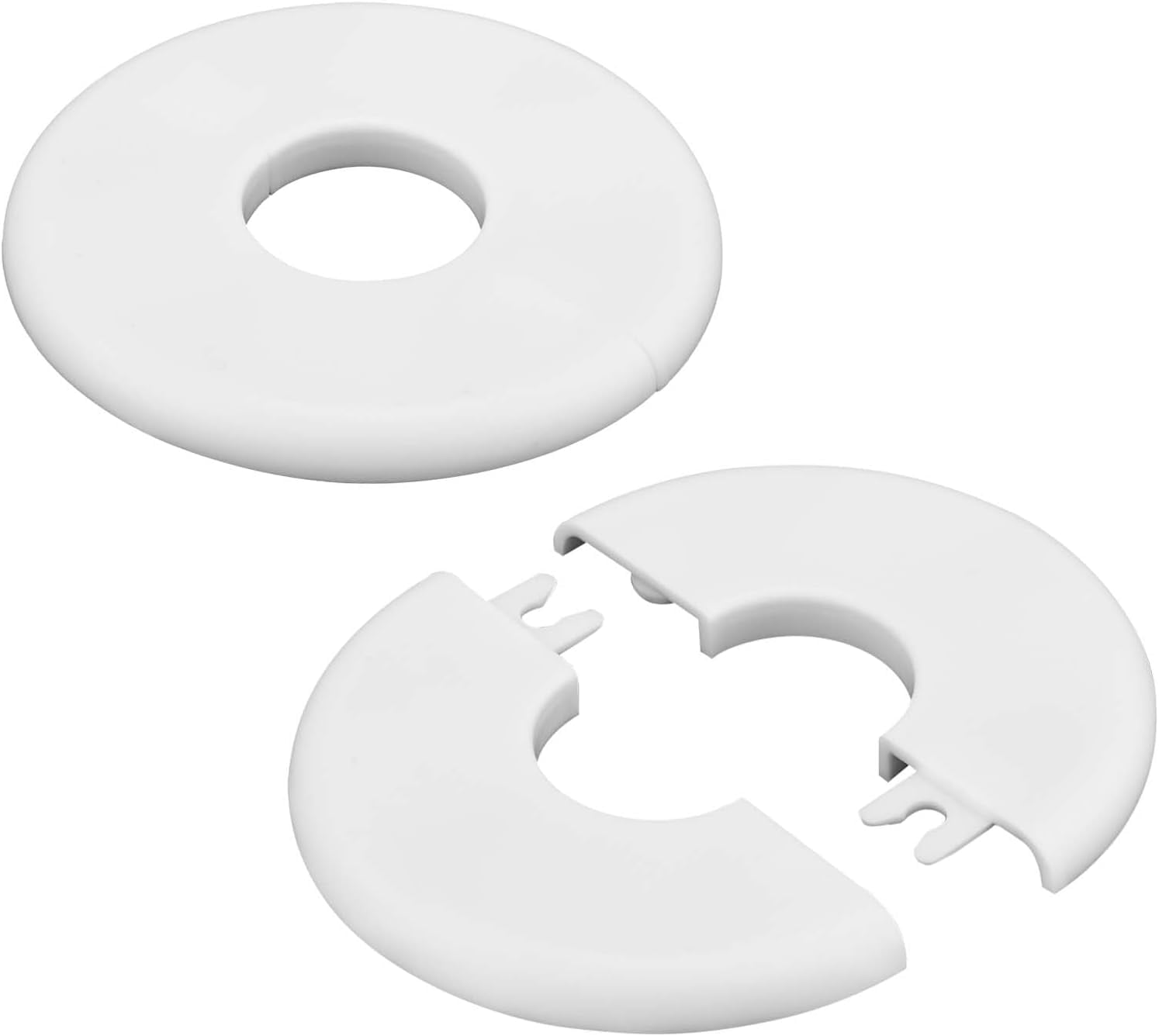 XD4-2pcs Round Wall Split Flange, 29mm Buckle Design Plumbing Cover ...