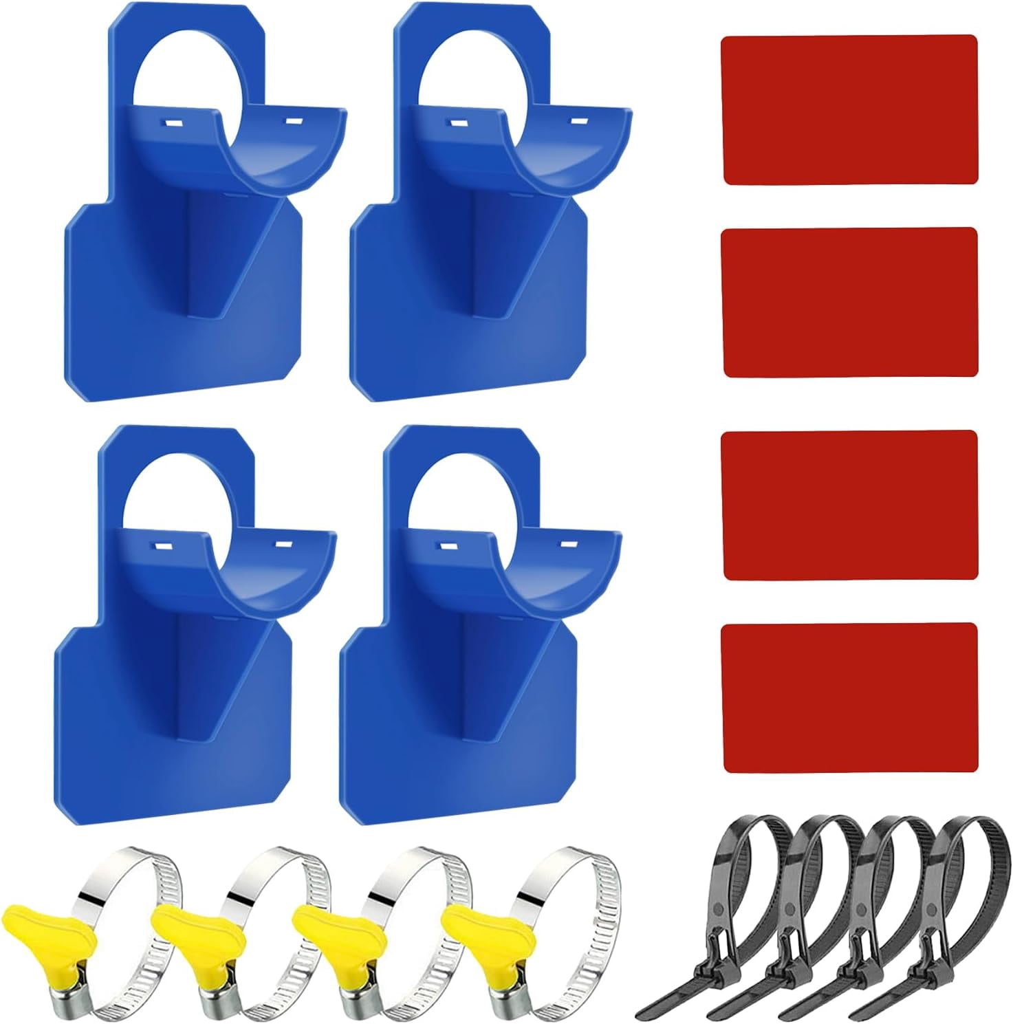 CD4-4 Pack Swimming Pool Pipe Holders, Plastic Above Ground Pool Hose ...
