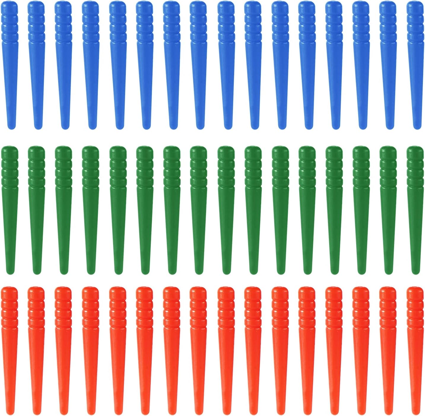 XD4-48pcs Cribbage Board Pegs, Plastic Cribbage Pegs Fit 1/8 Holes Peg ...