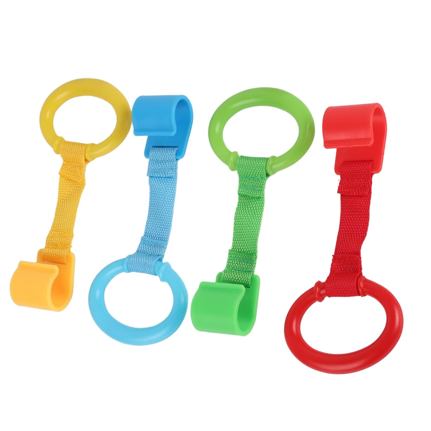 XD4-4PCS Pull Rings for Cribs, Grip Rings for Kids Balance Training ...