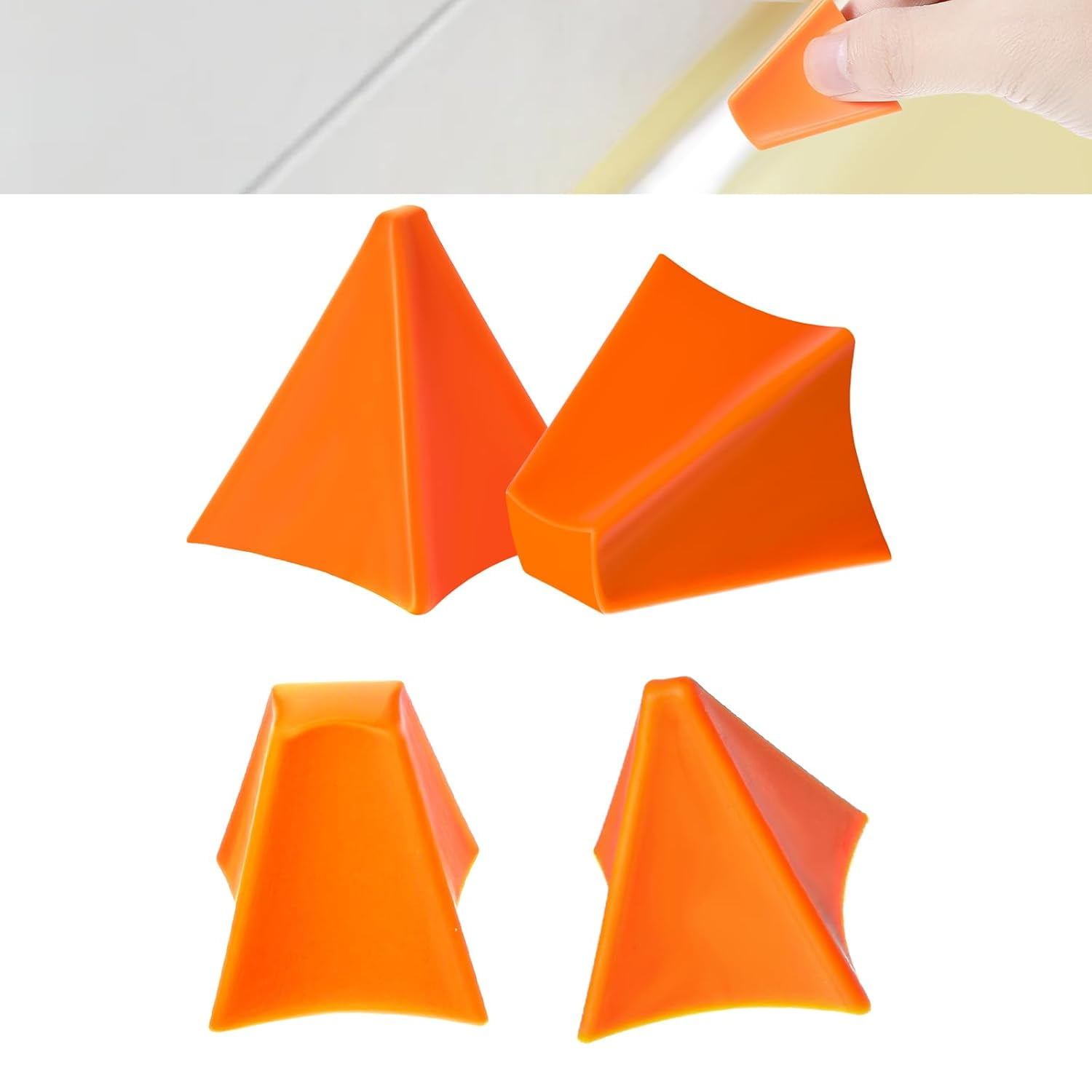 XD4-4Pcs Silicone Seam Tool, Reusable Sealant Silicone Caulk Tool Caulk ...