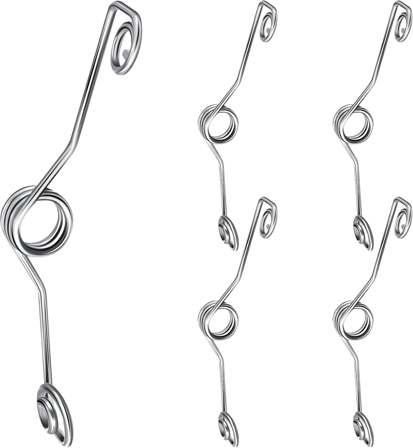 XD4-5 Pieces Hinge Pin Door Stop Butterfly Spring Keep Door Open Hinge ...