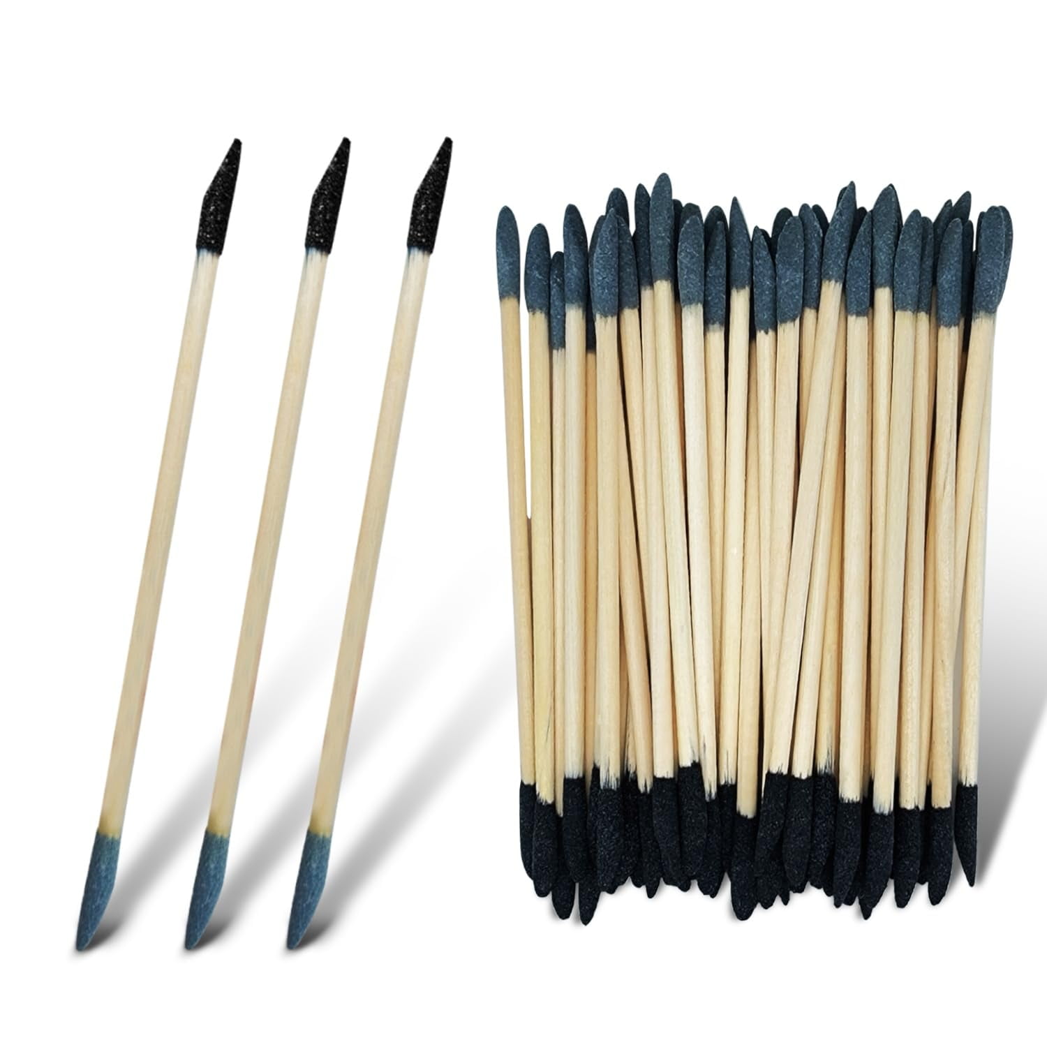 XD4-50PCS Sanding Sticks - Double End Matchsticks Sanding Twigs ...