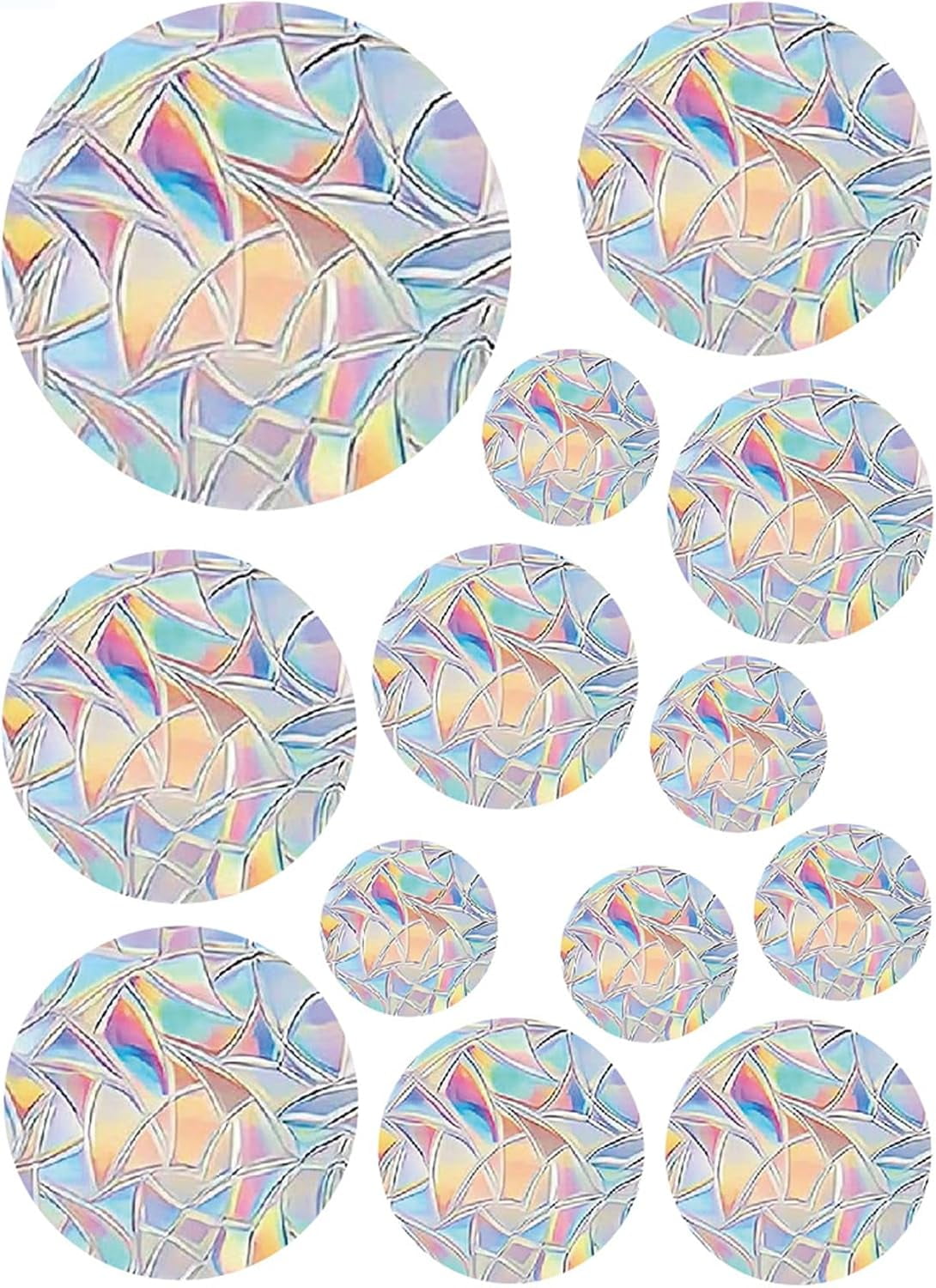 XD4-52PCS Circle Window Clings,Anti-Collision Window Decals to Save ...