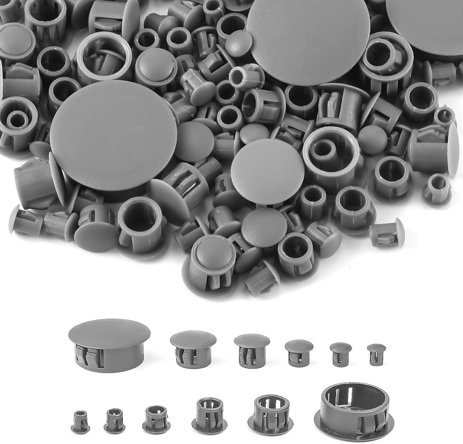 XD4-6 Sizes Plastic Hole Plugs, Assorted Flush Type Hole Plugs Locking ...