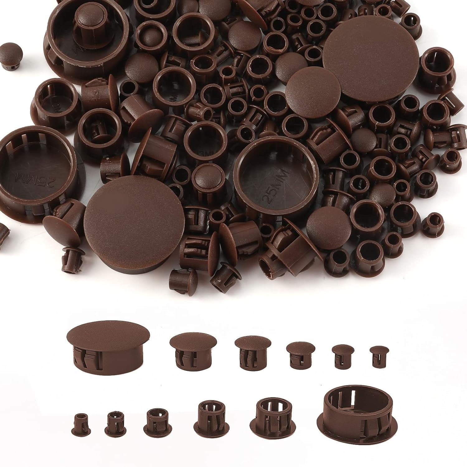XD4-6 Sizes Plastic Hole Plugs, Flush Type Assorted Hole Plugs Locking ...