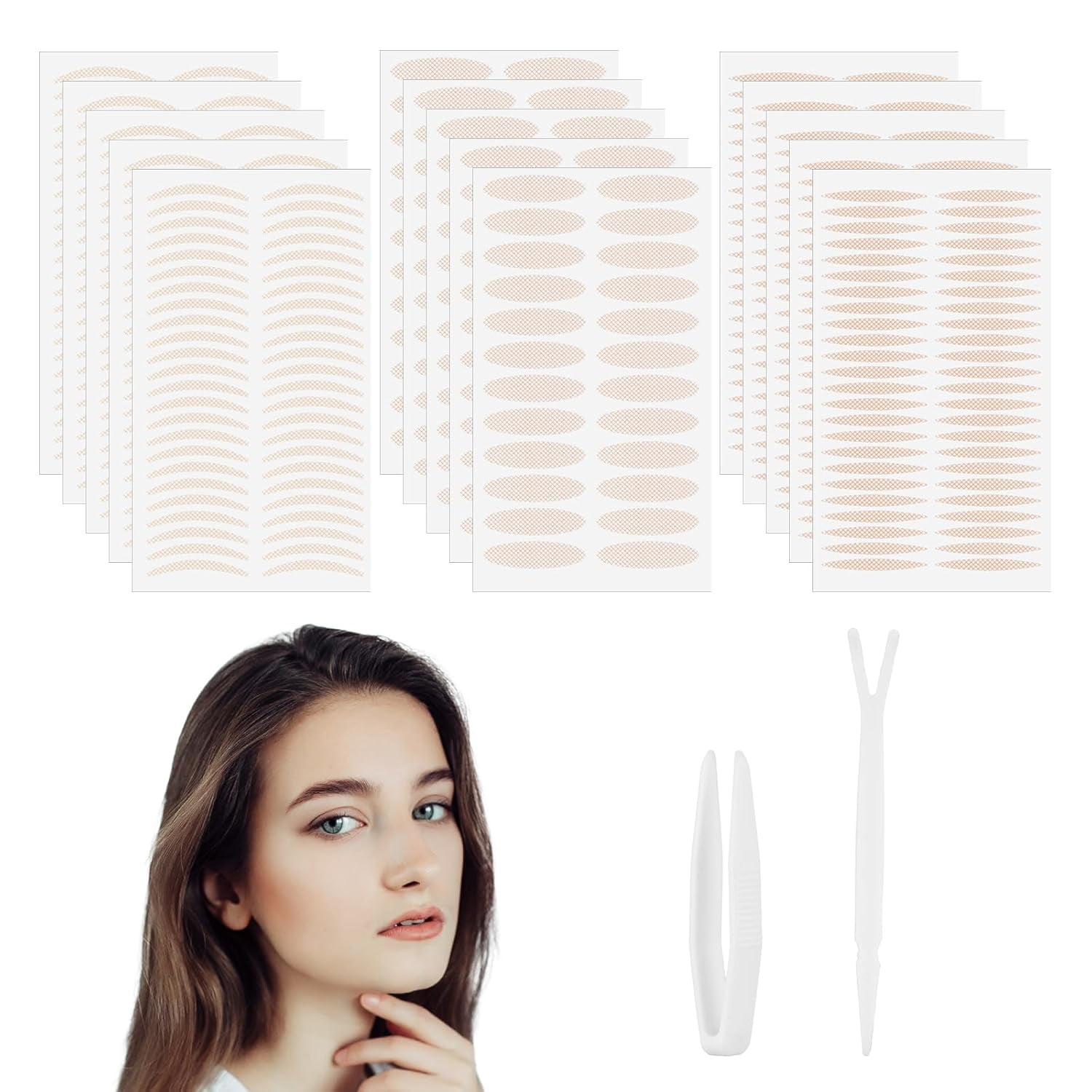 XD4-720PCS Eyelid Tape for Hooded Eyes Invisible, Single Side Eyelid ...