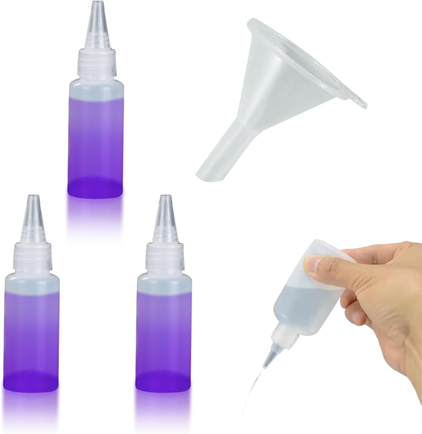 XD4-Applicator Bottle 1oz/30ml Needle Tip Squeeze Bottle 3 Pack ...