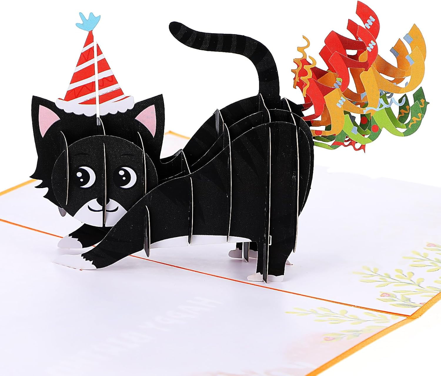 XD4-Cat Birthday Card, Funny 3D Cat Pop Up Birthday Cards for Women Men ...