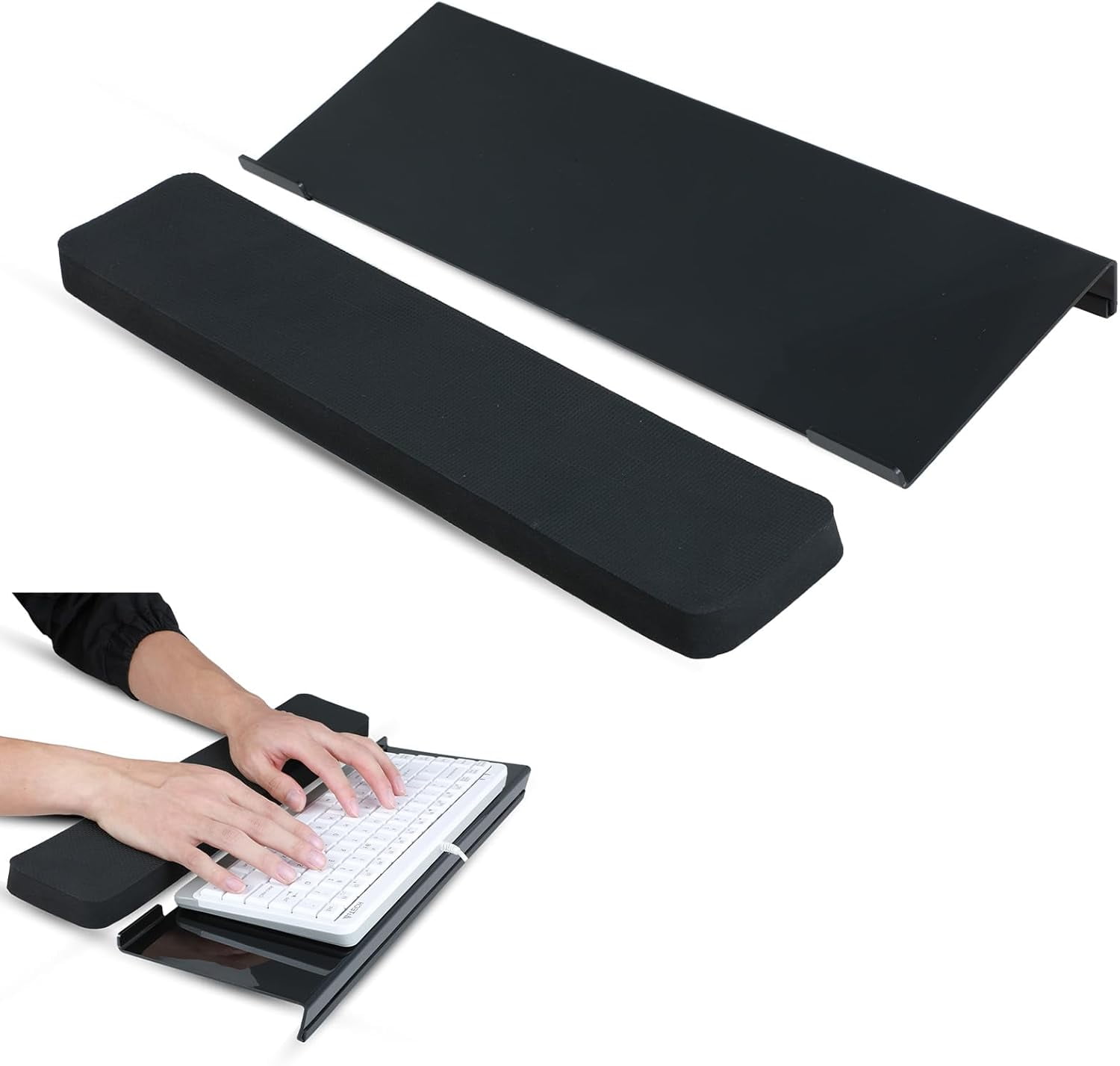 XD4-Computer Keyboard Stand Easy Typing Wristrest Ergonomic Anti-Slip ...