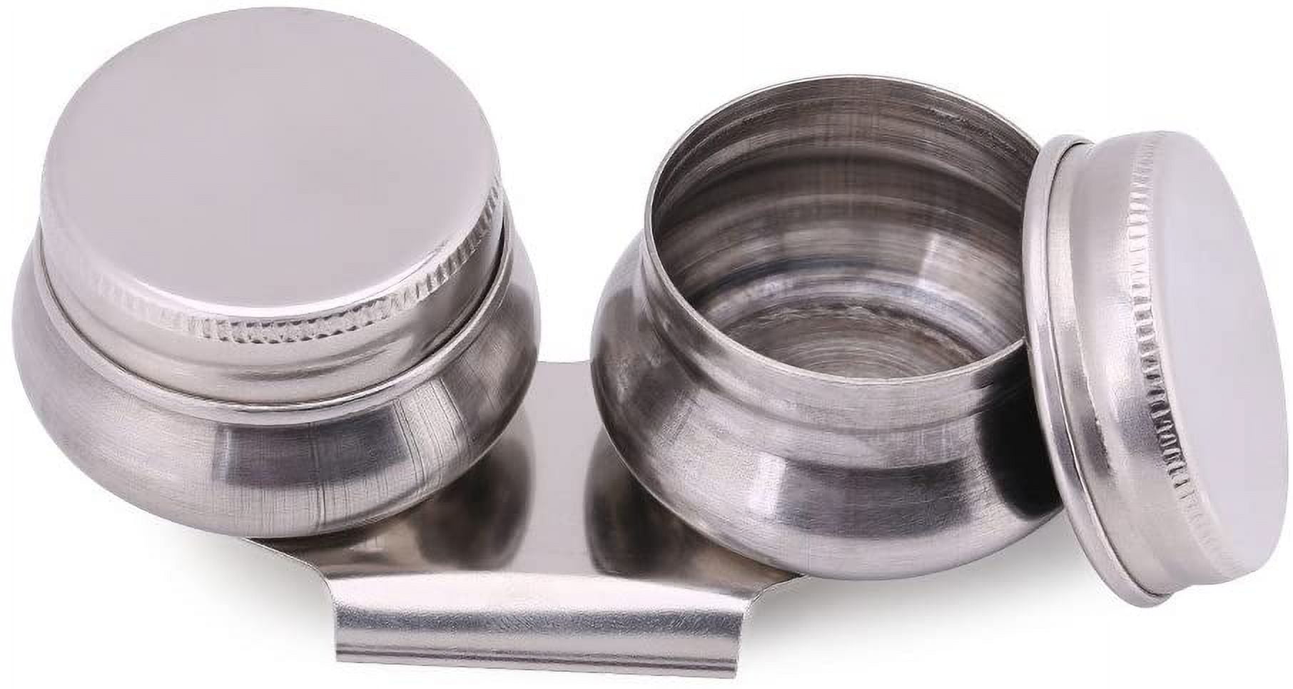 XD4-Double Palette Cup, Turpentine Solvent Container with Lid Stainless ...