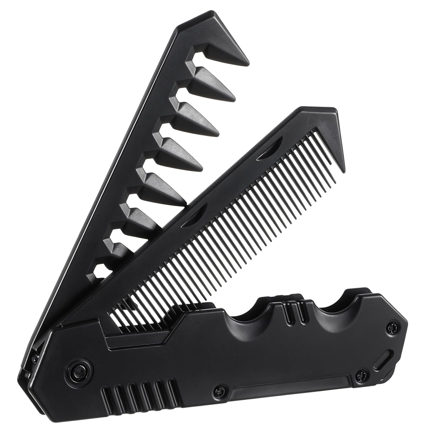 XD4-Folding Pocket Combs for Men,Protable Travel Comb,2 In 1 Styling Combs for Men,Mustache ...