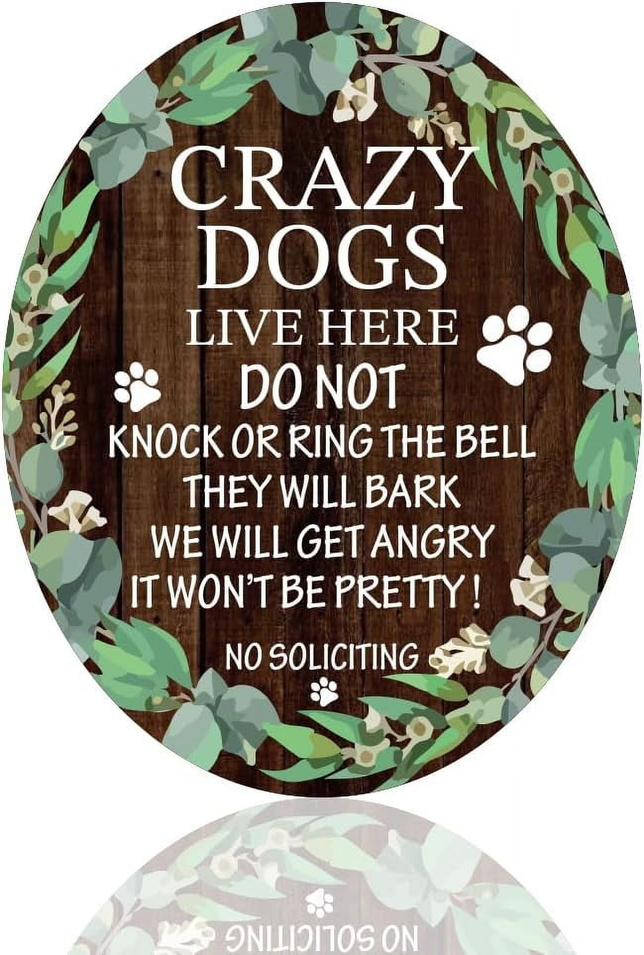 XD4-Front Door Do Not Knock or Ring Bell Sign No Soliciting Sign for ...