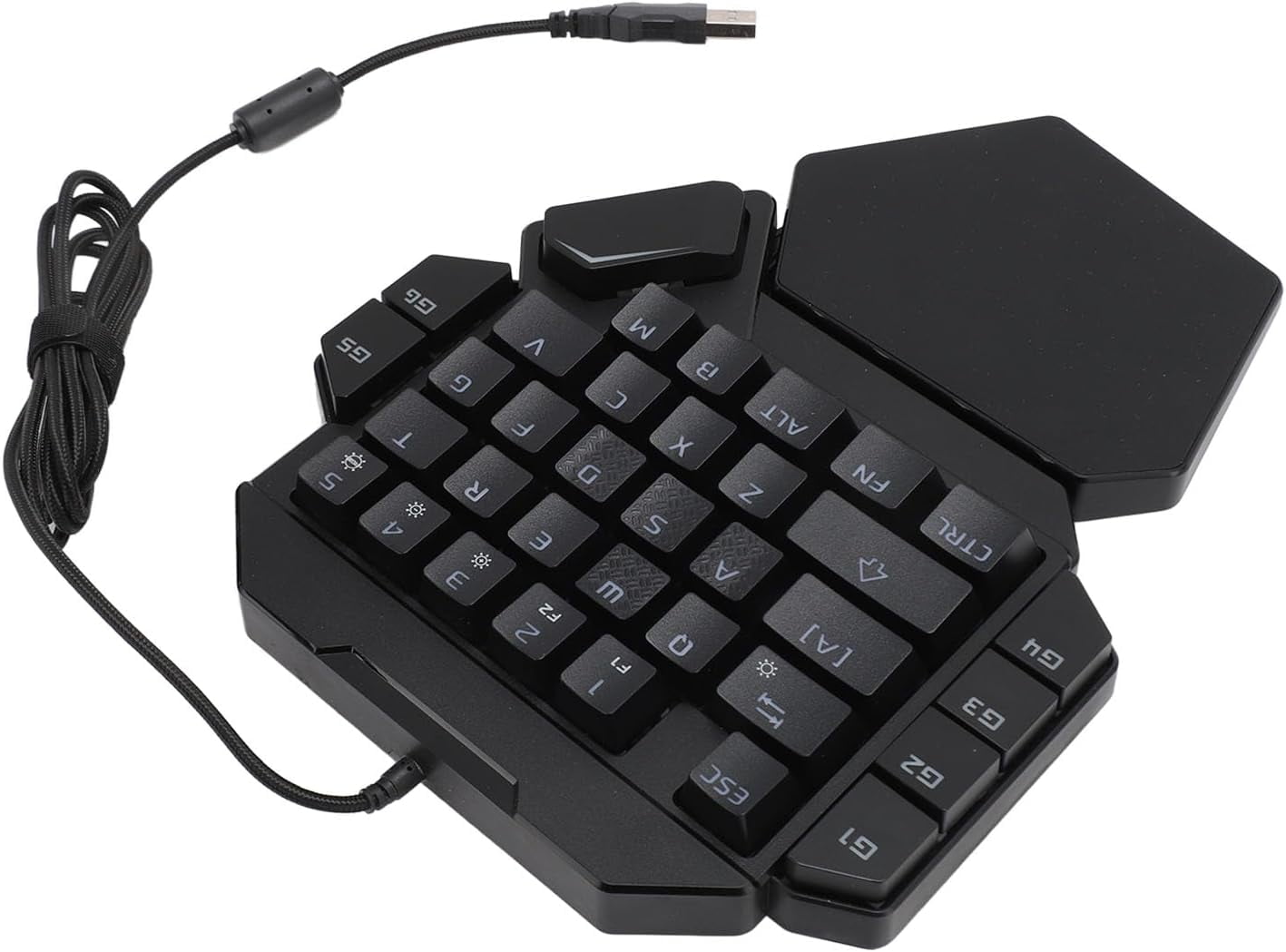 XD4-Gaming Keypad Single Hand, Professional Gaming Keypad Cool RGB ...