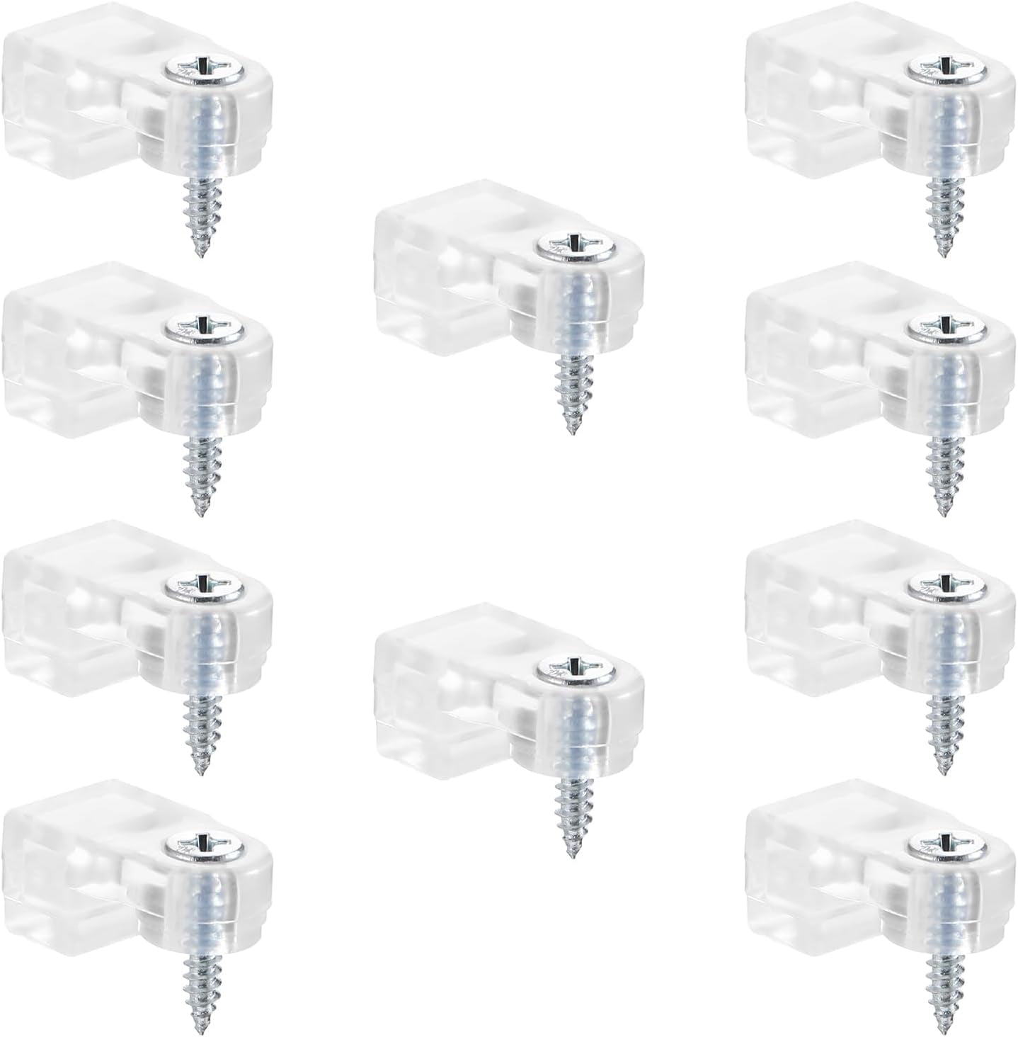 XD4-Glass Retainer Clips with Screws, 10PCS Storm Door Glass Retainer ...