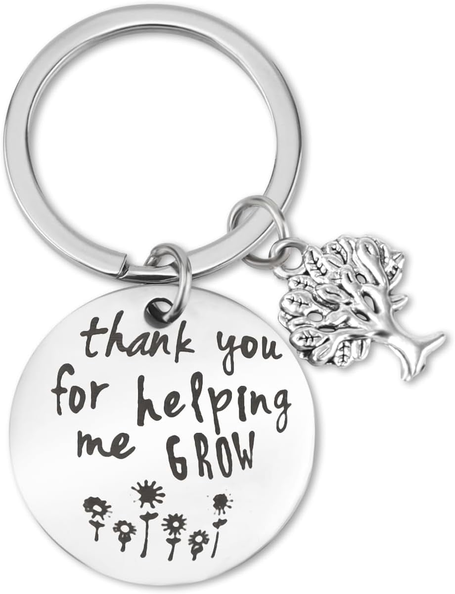 XD4-Keychain for Teacher, Stainless Steel Teacher Thank You Helping Me ...