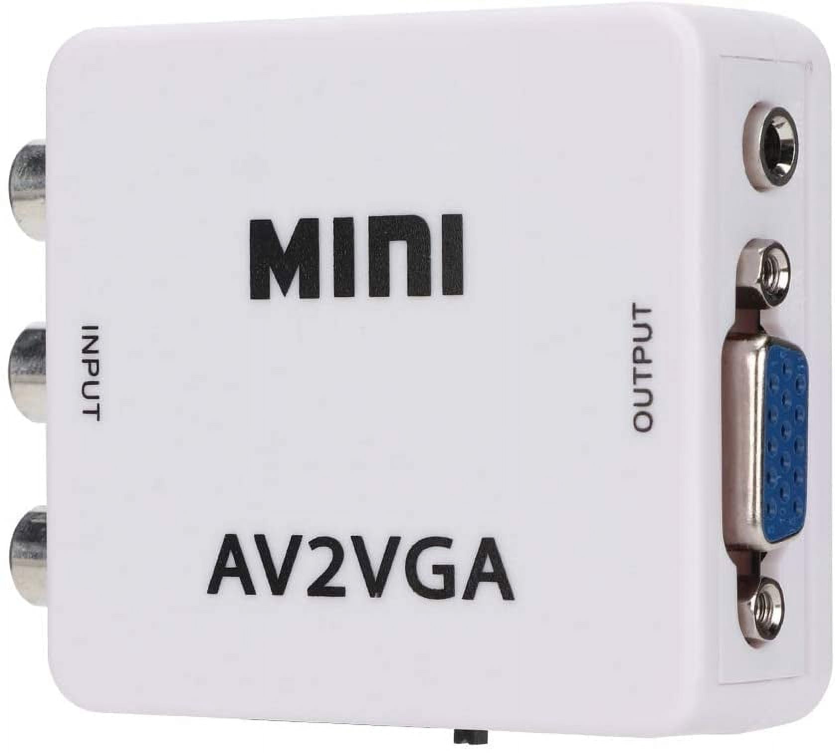 XD4-Mini VGA to Video Converter, Composite to VGA Adapter, TV SetTop ...