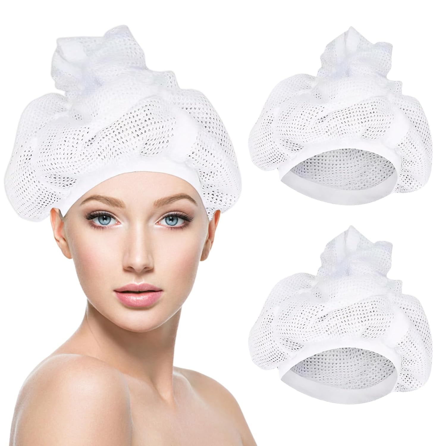XD4-Net Plopping Cap for Drying Curly Hair 2pcs Plopping Cap Curly Hair ...