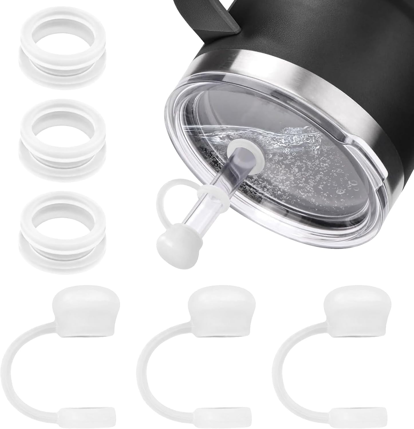 XD4-Silicone Spill Stopper for YETI Straw Cup,Straw Cover Cap,Cups ...