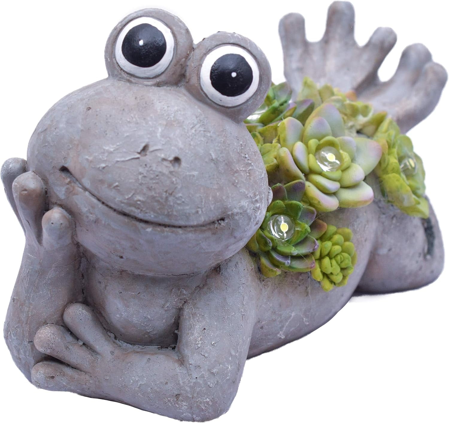 XD4-TERESA'S COLLECTIONS Frog Garden Statues with Solar Outdoor Light ...