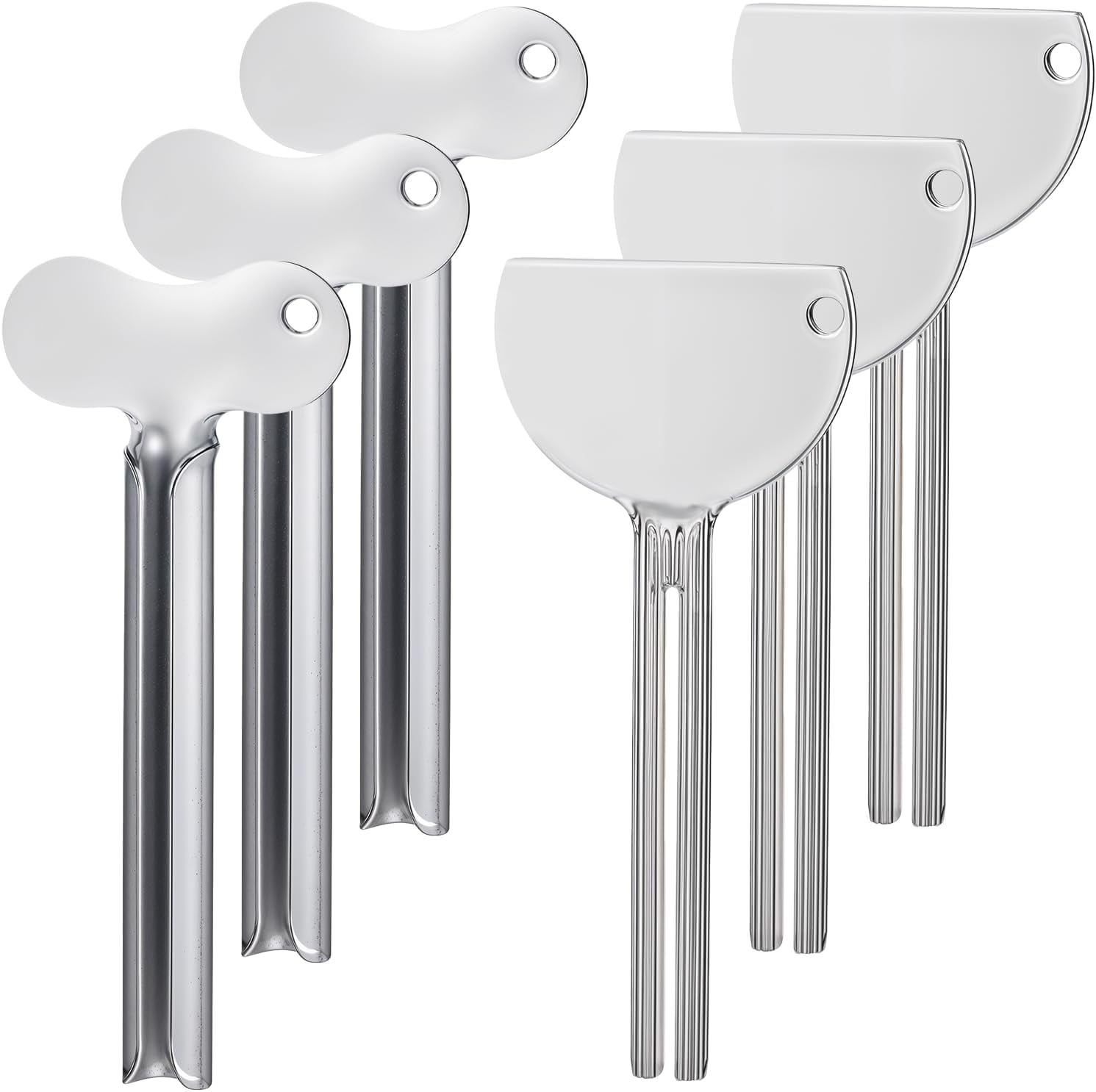 XD4-Toothpaste Squeezer, 6 Pcs Metal Tube Squeezer Keys Tube Roller ...