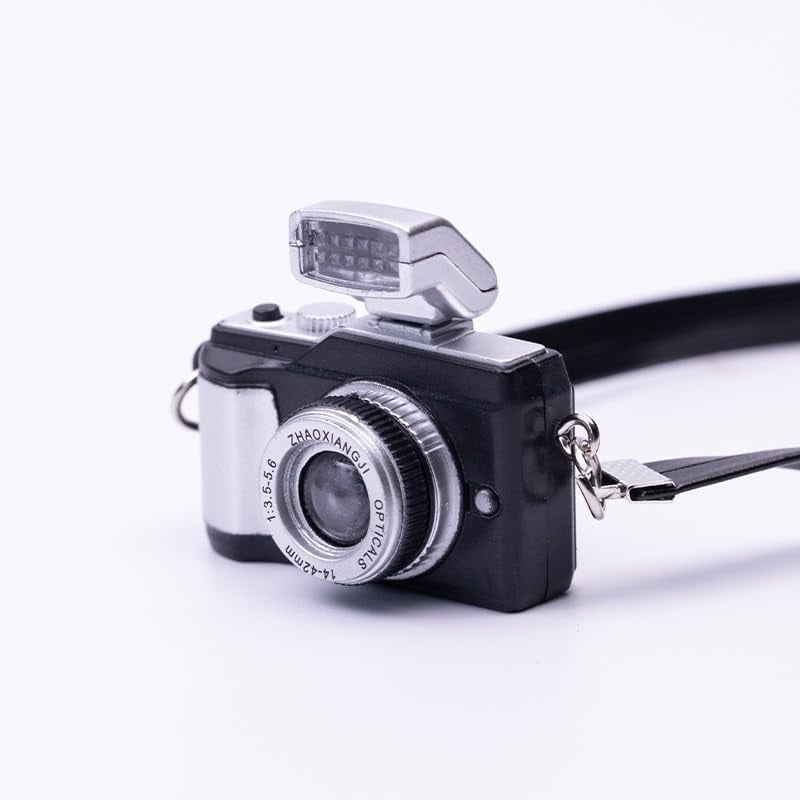 XD5-1Pc Black 1:4 Scale Mini Camera Prop Ornament Vintage Camera Model ...