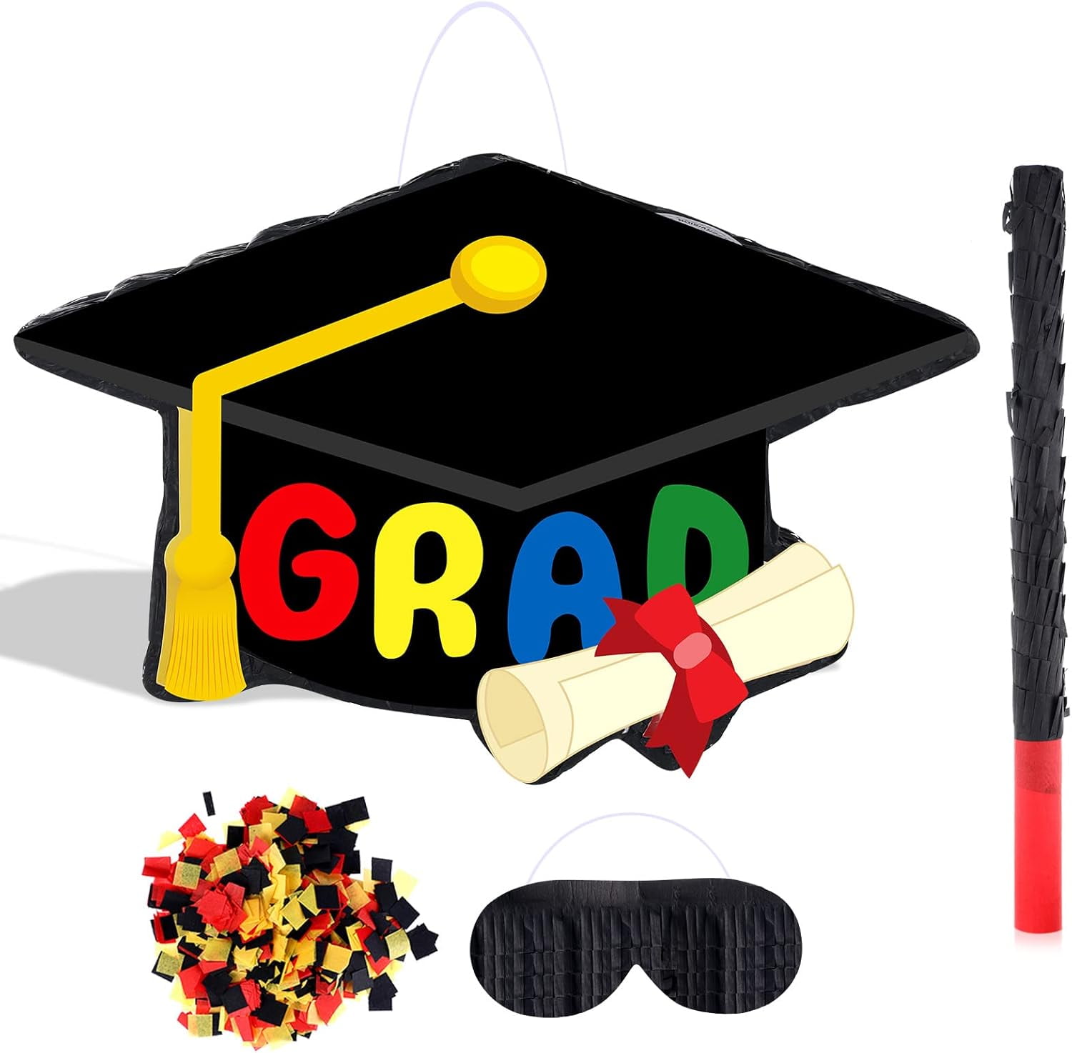 XD5-2025 Kindergarten Graduation Piñata Decoration Graduation Cap ...