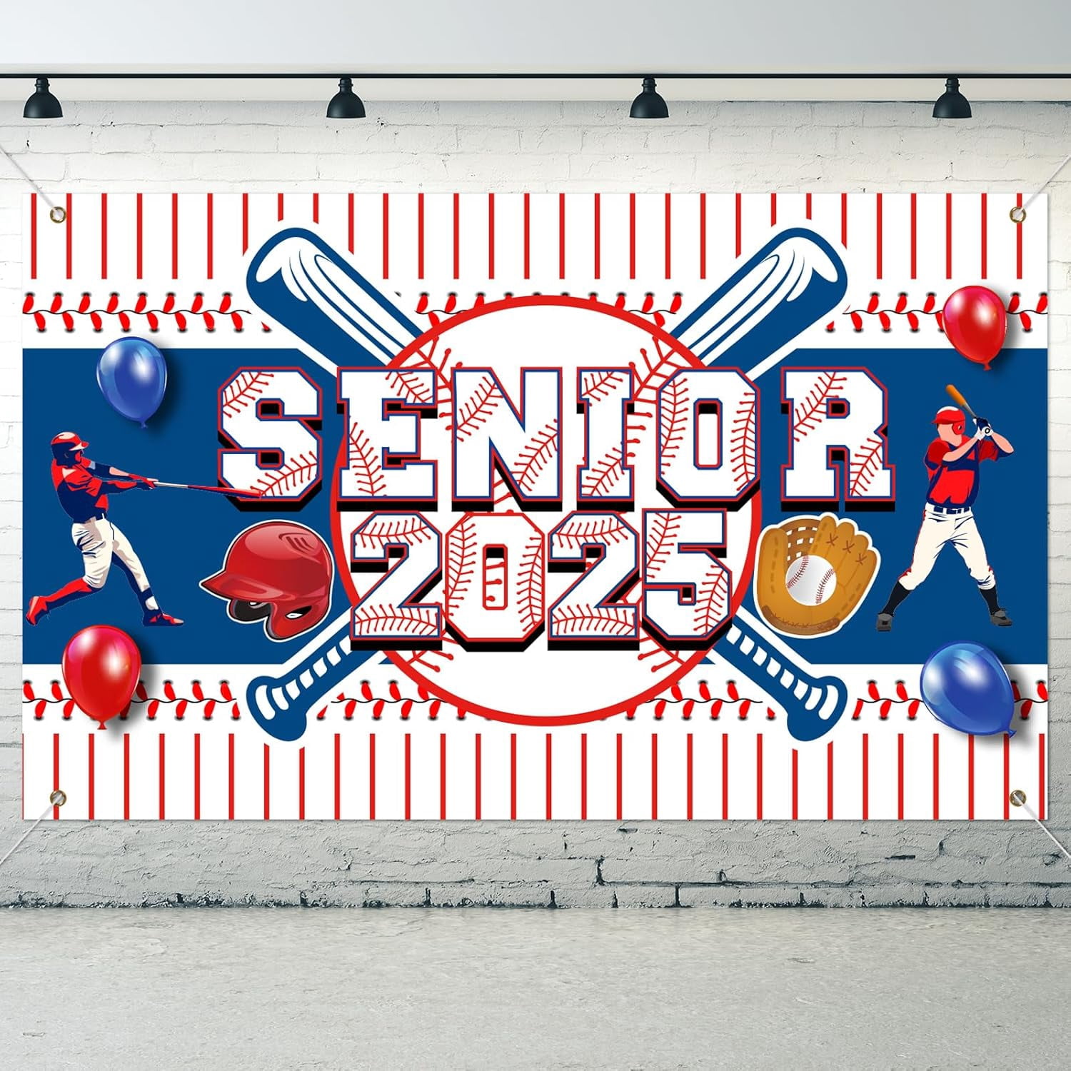 XD5-2025 Senior Night Backdrop, 70 x 43 Inches Large Baseball Senior ...