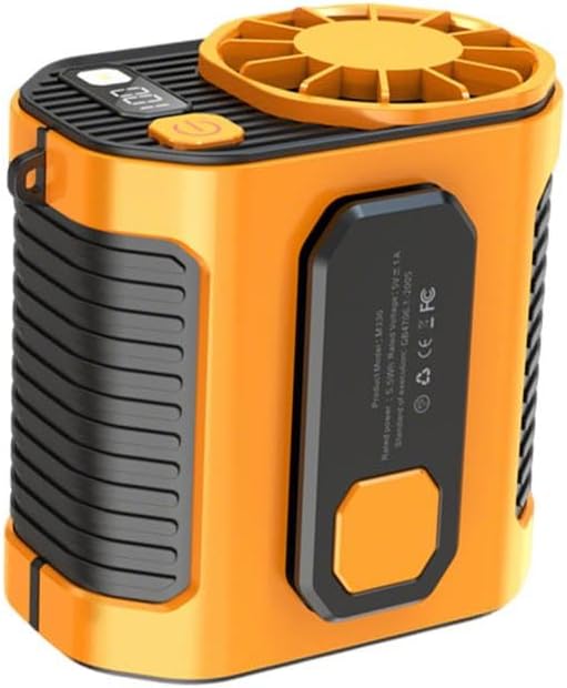XD5-2025 Upgrade Portable Fan, Rechargeable Portable Waist Clip Fan ...