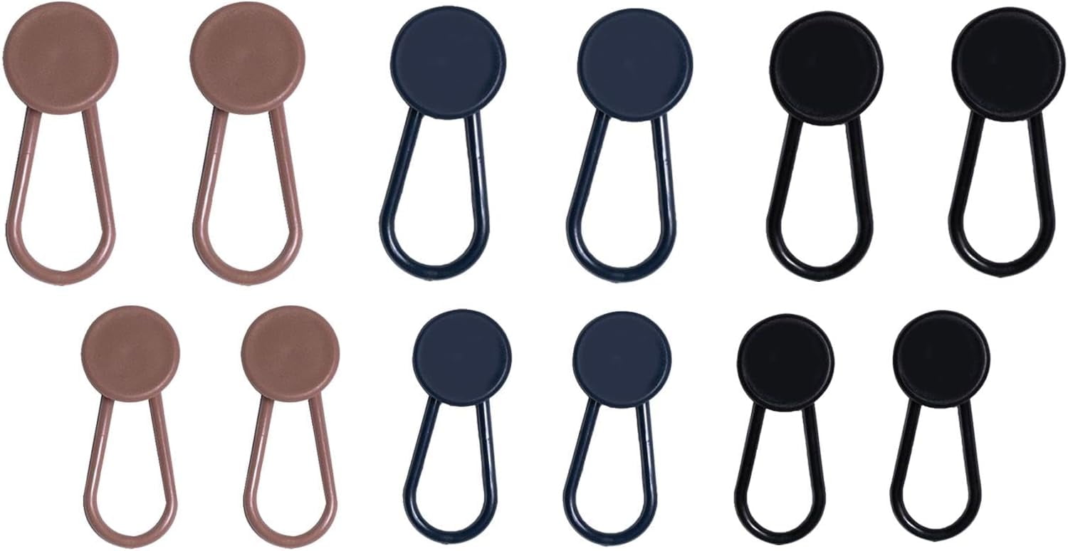 XD5-24 Pcss Jeans Waist Button Extenders - Flexible Reusable Pant Waist ...