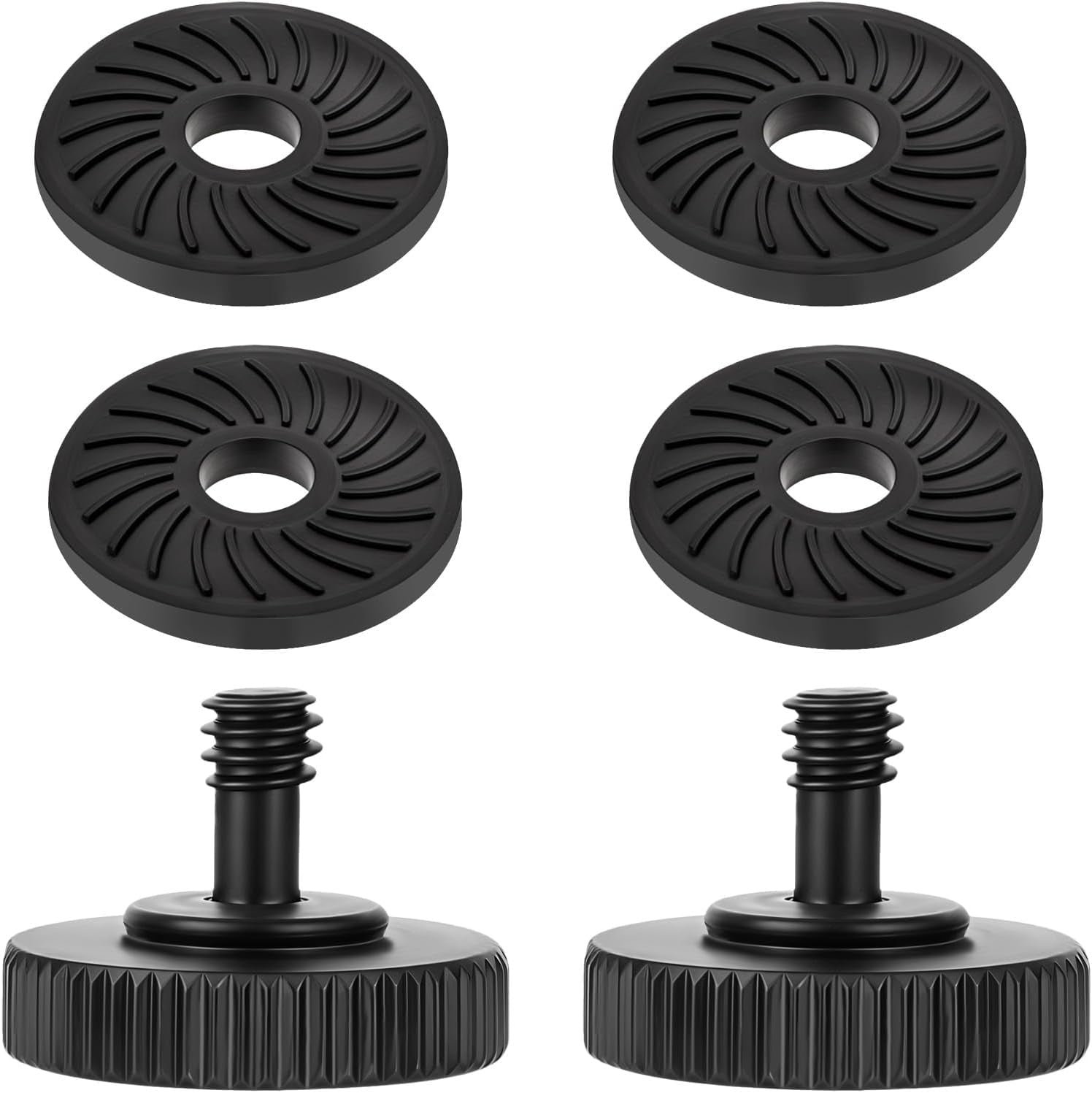 XD5-2Packs Thumb Camera Quick Release Adapter with 4 Packs Rubber ...