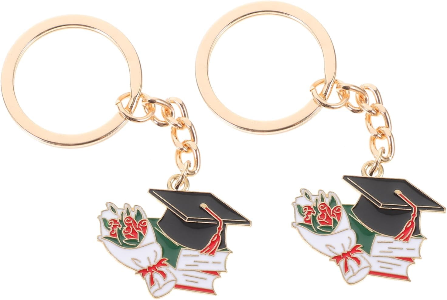 XD5-2Pcs Graduation Cap Keychain Meaningful for Graduation Season ...