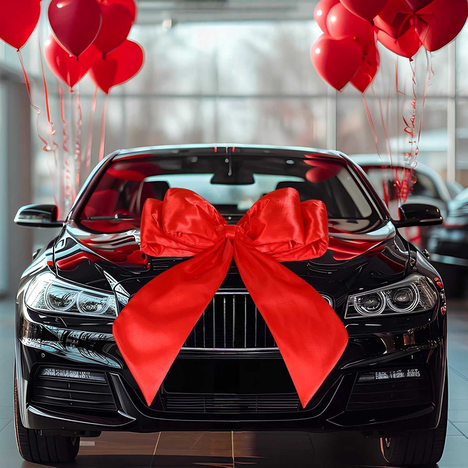 XD5-30 Inch Giant Car Bow Big Silk Bow for Gift Decor Extra Large Bow ...