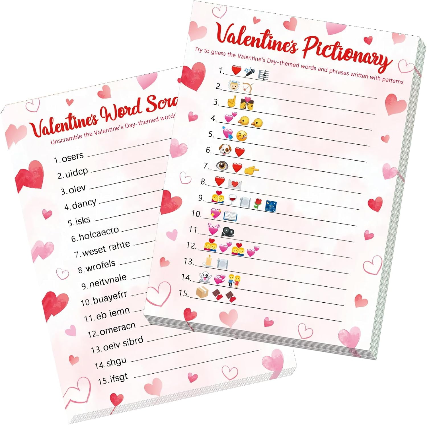 XD5-30 Players Valentine's Party Games for Adults Family Office Large ...