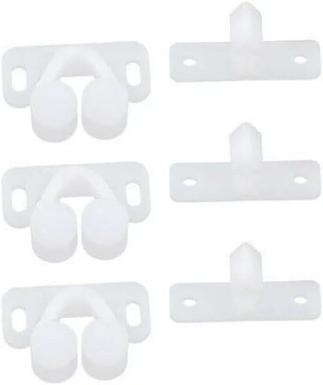 XD5-3Pcs White Marine Boat Ball Catch Door Cupboard Spring Back Plates ...
