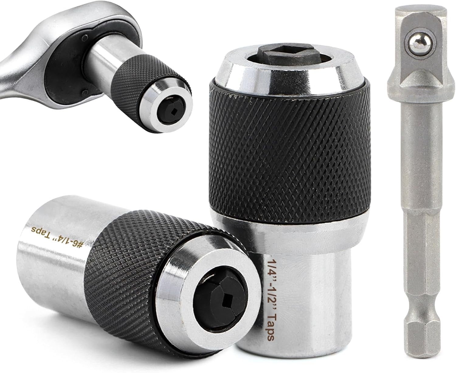 XD5-3pcs Tap Socket Set, Tap Extractor Tool Tap Sockets with a 3/8 ...