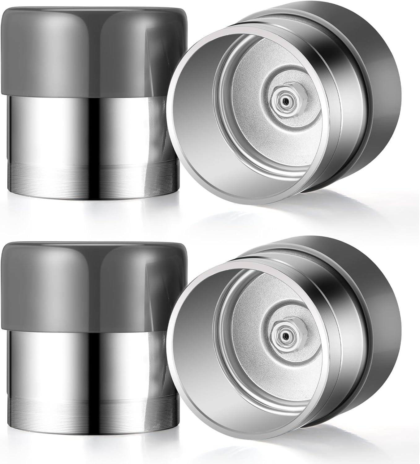 XD5-4 Pcs 1.98 Inch Trailer Wheel Bearing Protector Chromed Bearing ...
