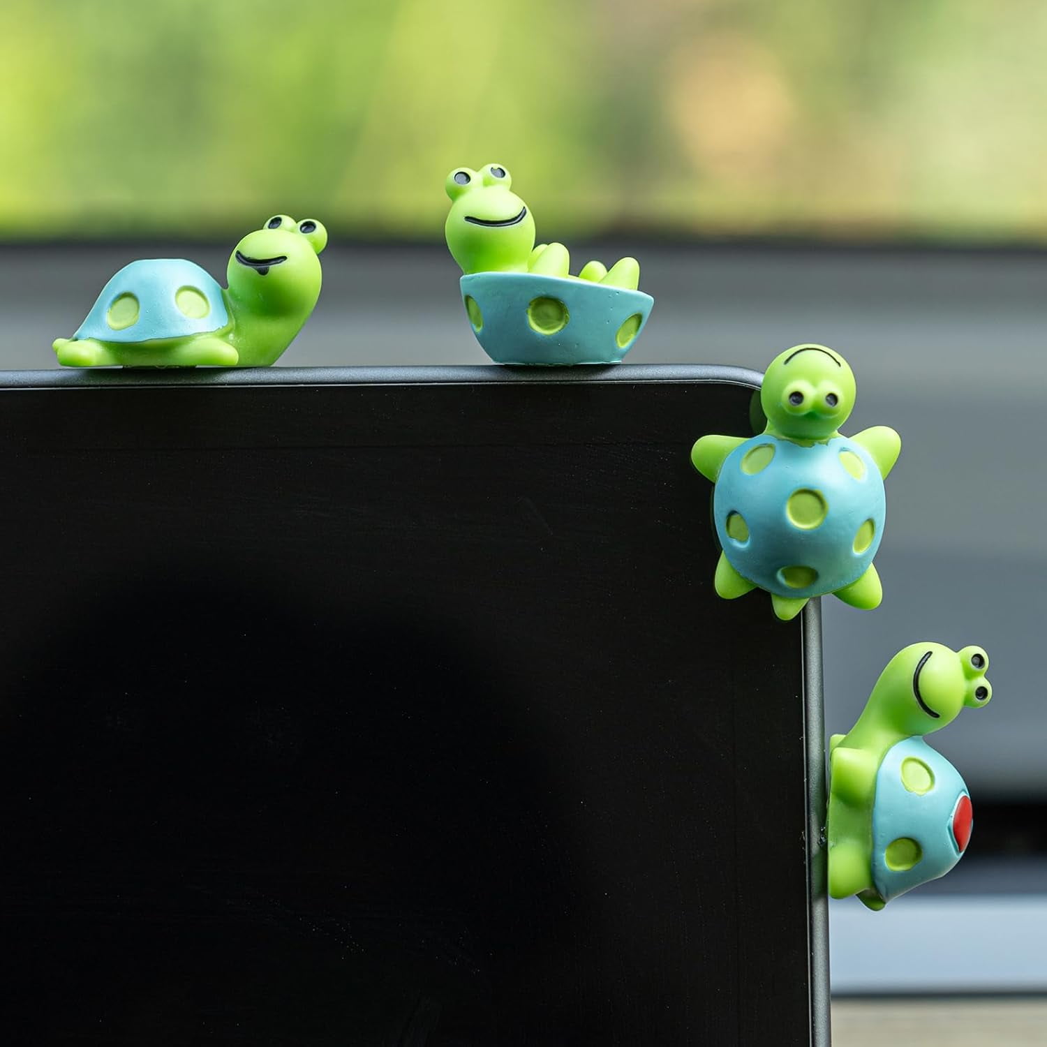 XD5-4PCS Tortoise Car Dashboard Decorations, Mini Turtle Decor Cute Car ...