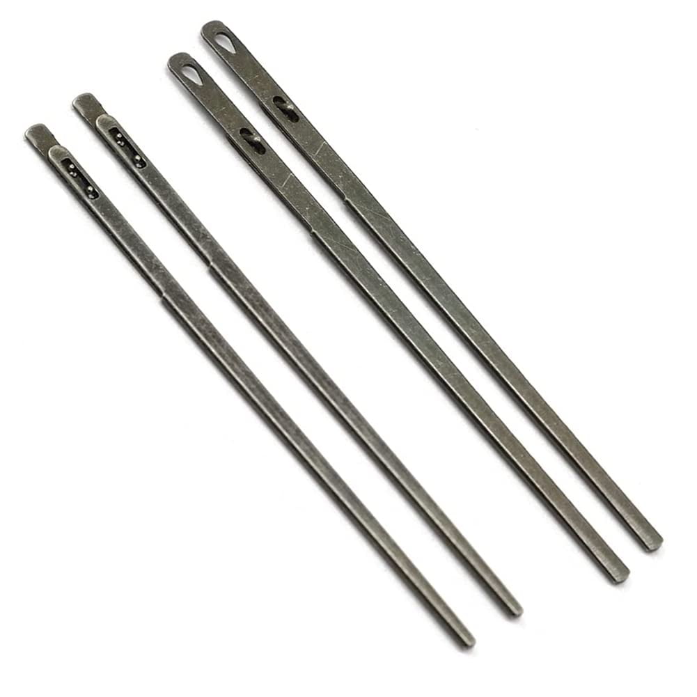 XD5-4Pcs Leather Lacing Needles Metal Single and Double Hole Leather ...