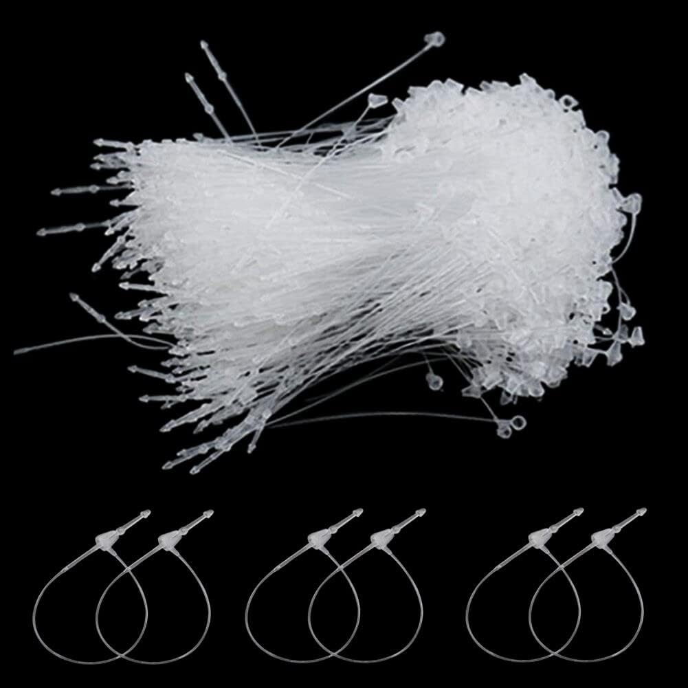 XD5-5 Inch Plastic Fastener Hang Tag Snap Lock, 5" Clear Pin Security ...