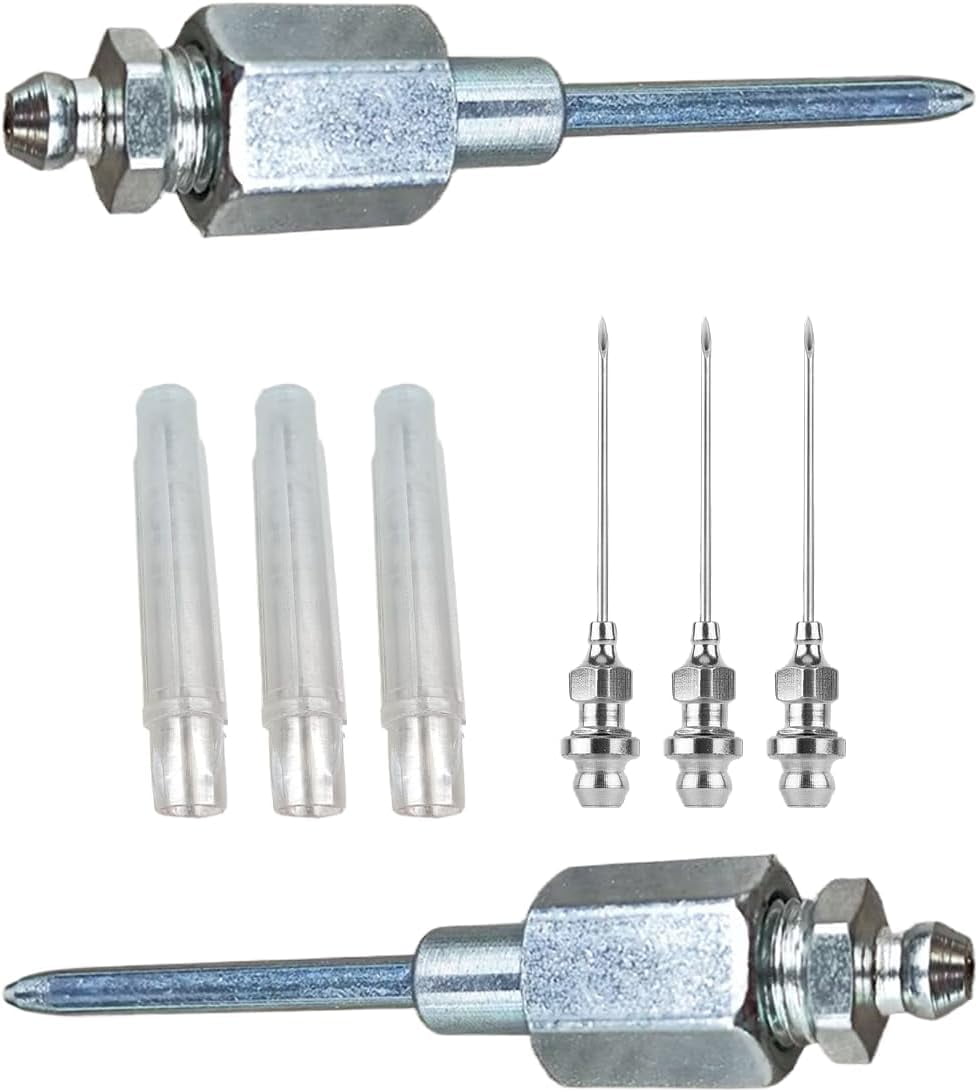 XD5-5PCS Grease Gun Needle Nozzle Kit, Hardened Steel Grease Gun Tip ...