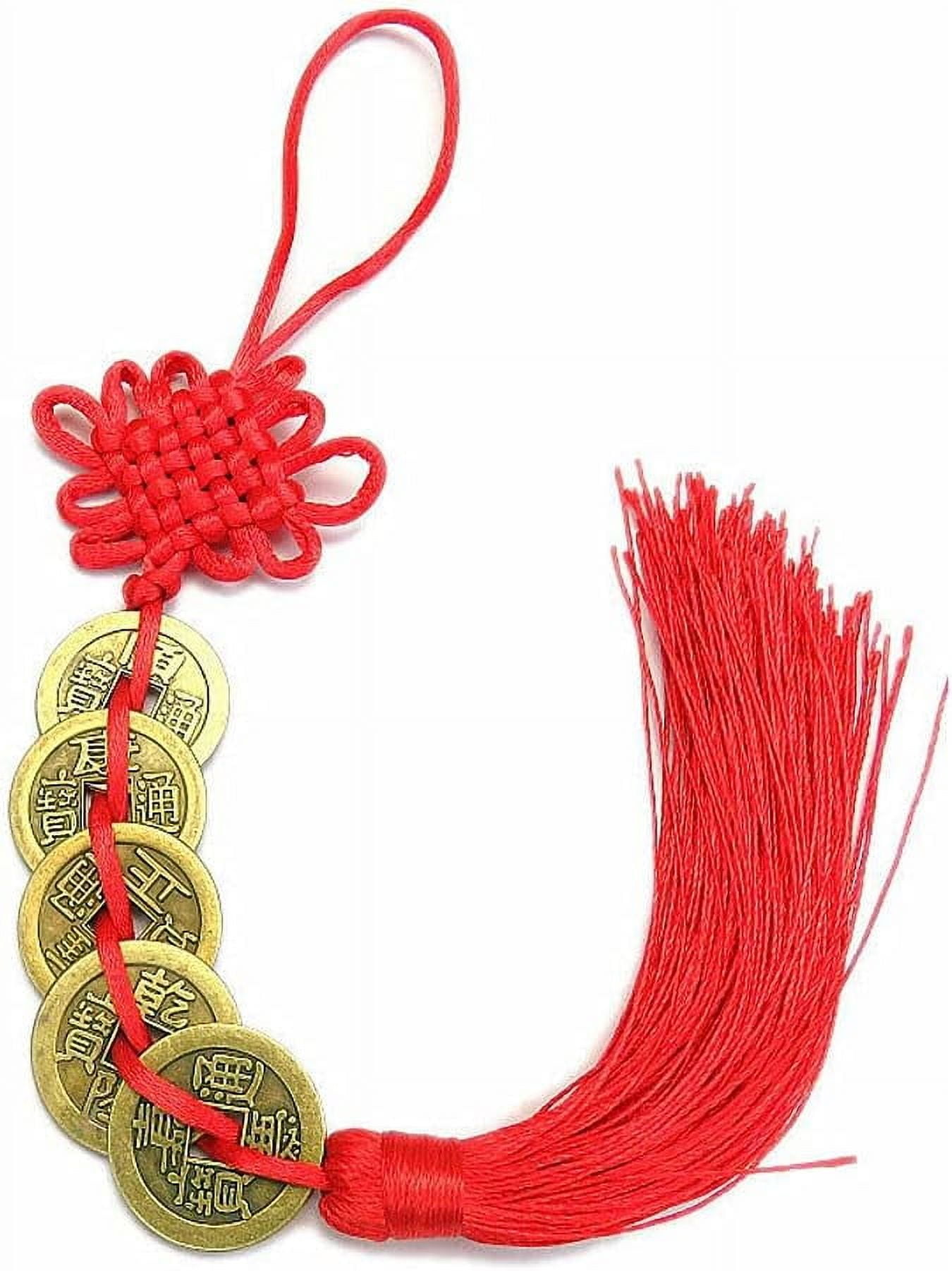 XD5-6 Strings Vintage Chinese Feng Shui Coin Lucky Coin Fortune Coin ...