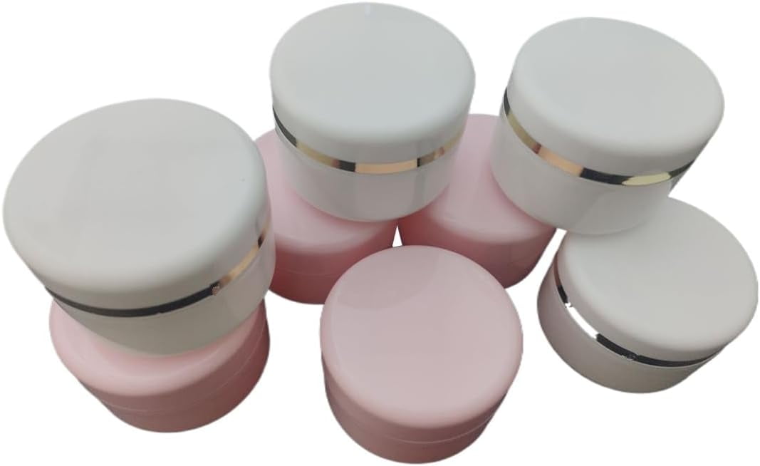 XD5-8 Pack Plastic Empty Cosmetic Containers with Lid, Portable 3 Oz ...