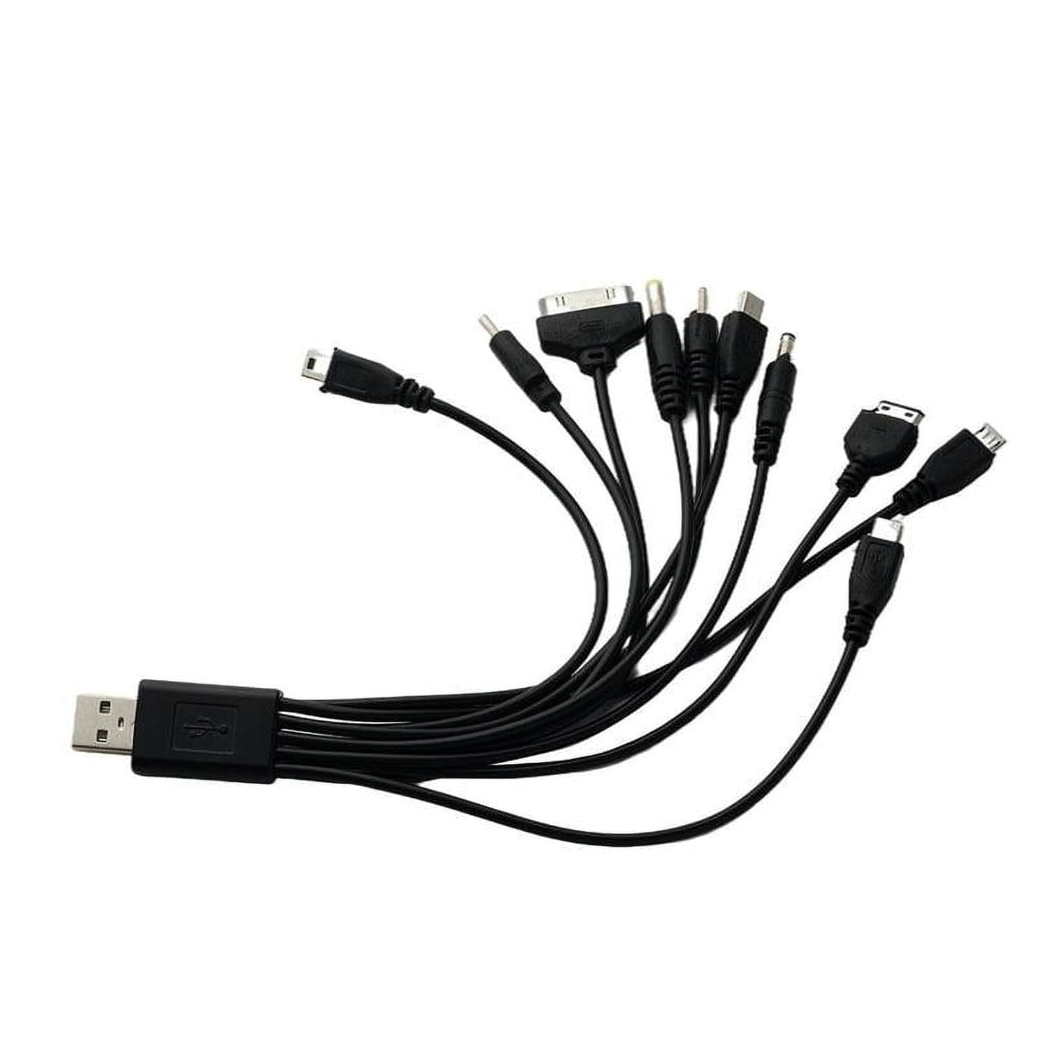 XD5-Black 10 in 1 Universal USB Cable, Multiple Universal Charging ...