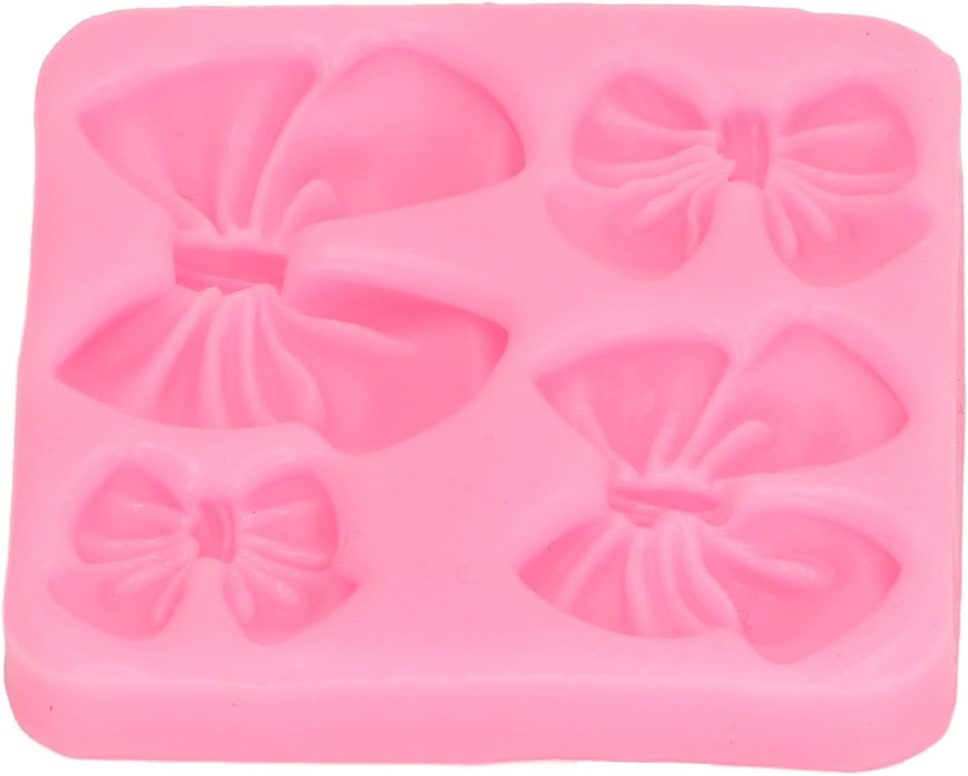 XD5-Bows Soap Fondant Design Stick Proof chocolate molds Easy Release ...