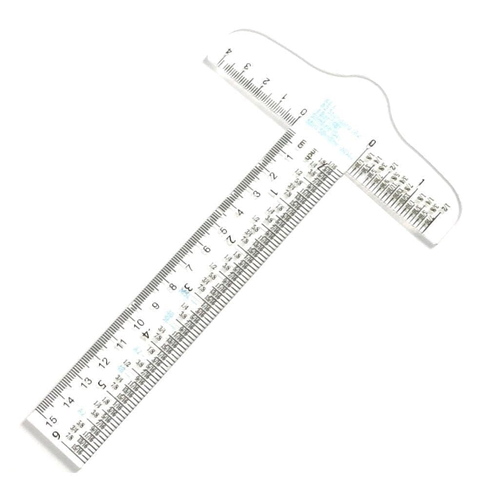 XD5-Clear 6" Acrylic T-Square Ruler, Drafting T Square, Drafting Tools ...